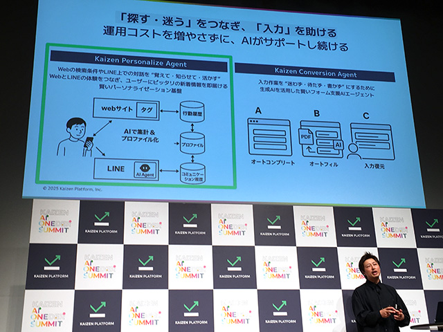 Kaizen Platform セミオーダーUXアプリ Magical UX にフォーム入力支援AI「Kaizen Conversion Agent」と 検索 通知 レコメンドAI ...